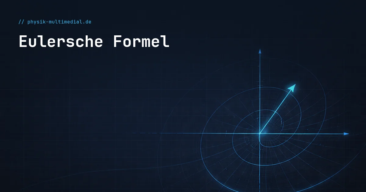 Eulersche Formel - e^(iφ) = cos(φ) + i·sin(φ) | physik-multimedial.de
