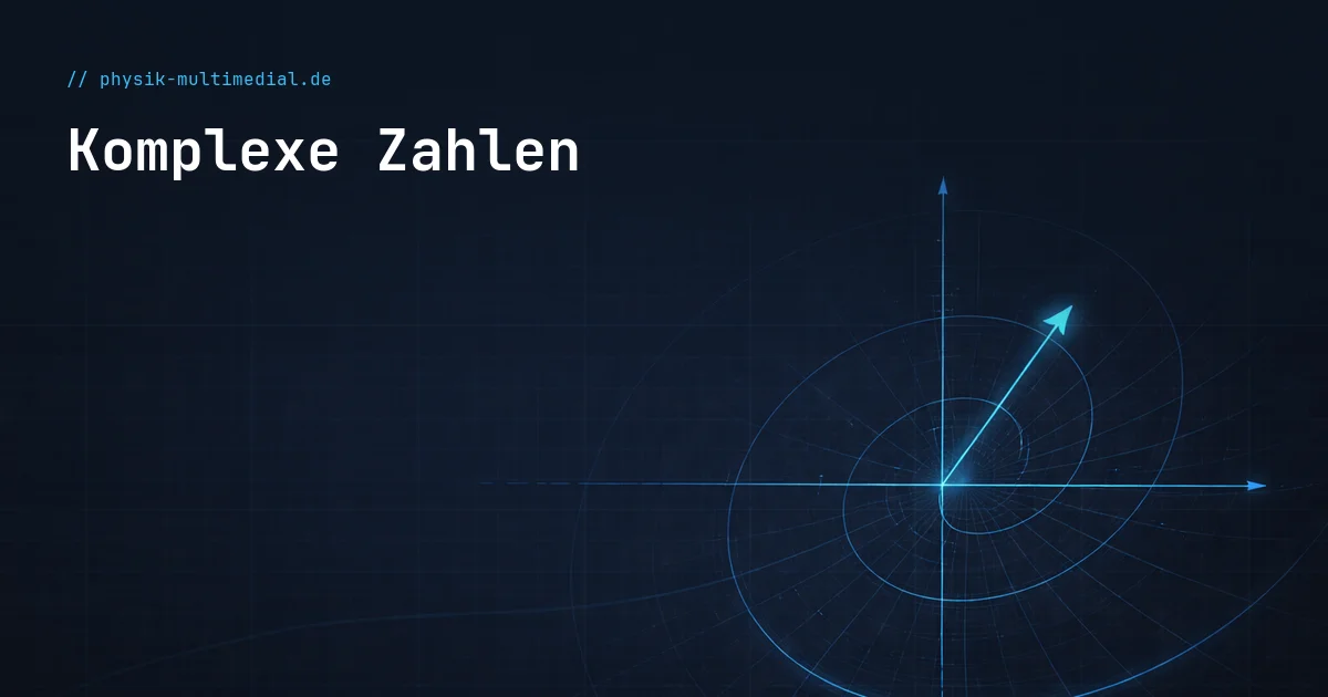 Komplexe Zahlen - Rechner, Erklärung und Gaußsche Ebene | physik ...